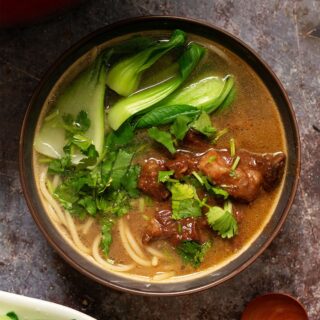 Niu Rou Mian Taiwanese Beef Noodle Soup - HomeNaturallyMade