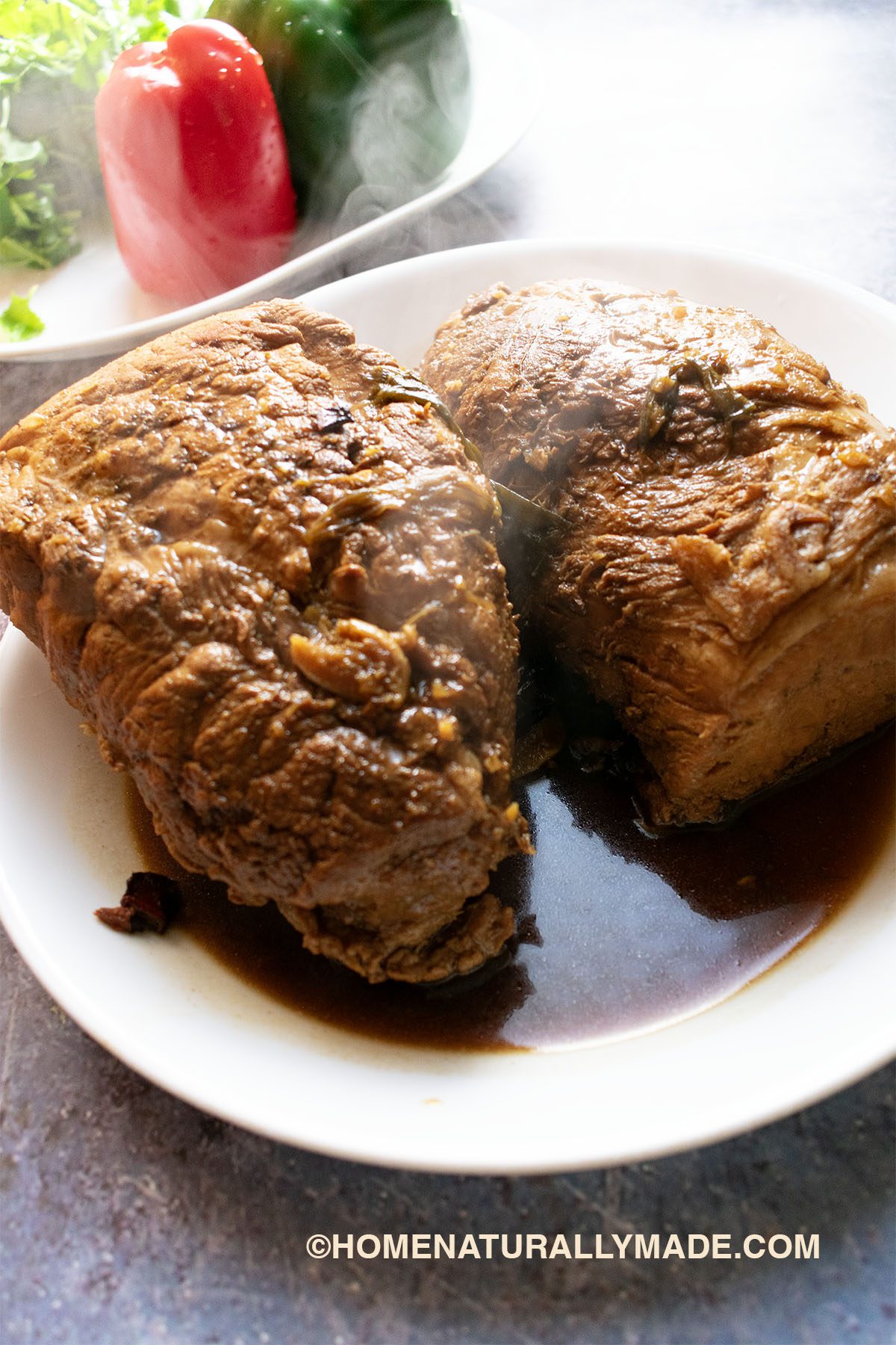 Rou Jia Mo {Chinese Pork Hamburger 肉夹馍} - HomeNaturallyMade