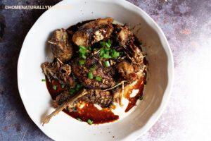 Shanghai Xun Yu {fried fish in sweet savory sauce} - HomeNaturallyMade